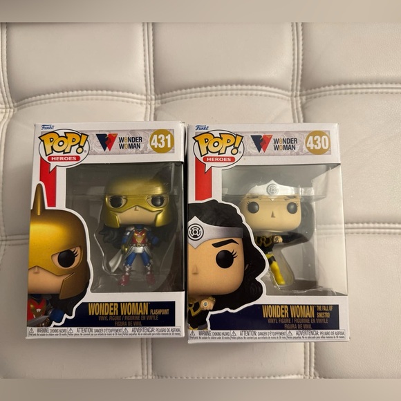 Funko | Toys | Dc Wonder Woman Funko Lot 2 Funko Pops Of Wonder Woman ...